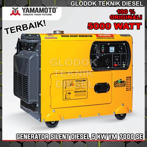 Jual YAMAMOTO Genset Silent Diesel 5 Kw 5000 Watt Solar YM 7000 SE Terbaik - Kota Tangerang ...