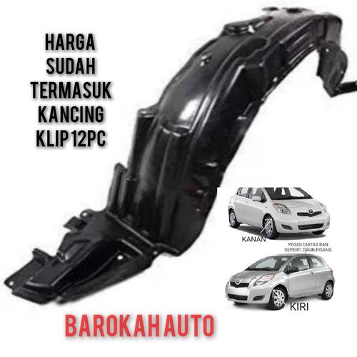 Jual yaris list spakbor liner fender mobil yaris 2006 sampai 2012 ...