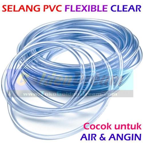 Jual Selang PVC Bening utk Air dan Angin Pompa Hisap Celup Aerator 1/4 ...
