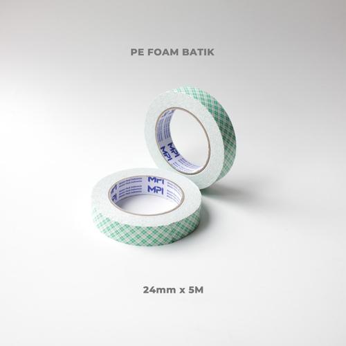 Jual Double Foam Tape Batik Busa Putih Master Pack Indonesia 24mmx5 ...