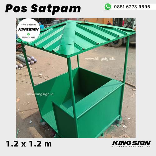 Jual Pos Satpam 1.2 x 1.2 meter - Portable Pos Jaga Security - Kota ...