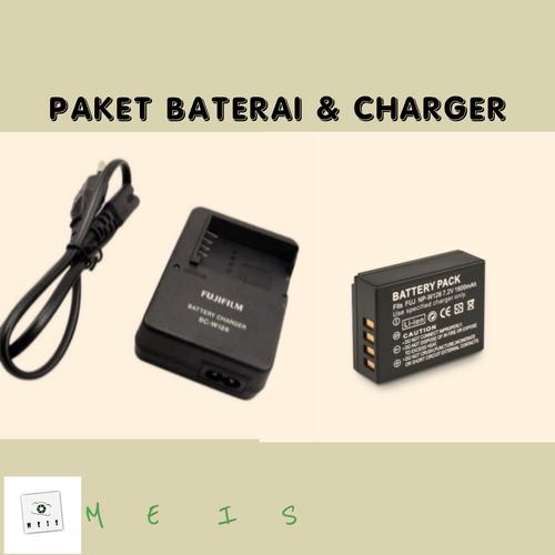 Jual Paket Charger + Baterai Fujifilm X100V X100F casan carger battery ...