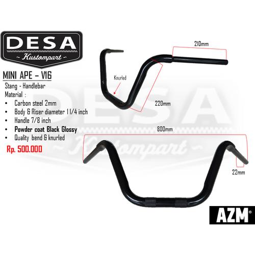 Jual Stang Custom Stang Motor Stang Chopper Bobber Stang SM V16 Mini ...