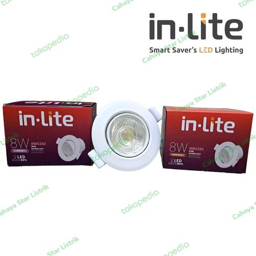 Jual LAMPU LED SPOTLIGHT MINI DOWNLIGHT INLITE 8W 8 WATT INDC232 ...