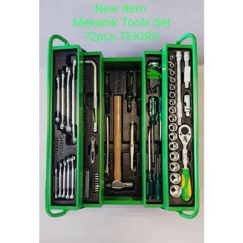 Jual Tool box set/Tool kit set Tekiro 72 pcs/kunci mekanik set 72pcs ...