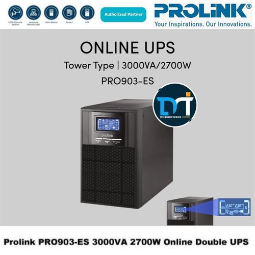 Promo Prolink PRO903-ES 3000VA | 2700W Pure Sine Wave Online UPS with ...