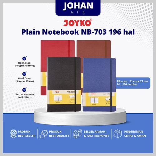 Jual Plain Notebook Diary Agenda Buku Catatan Polos Joyko NB-703 196 ...