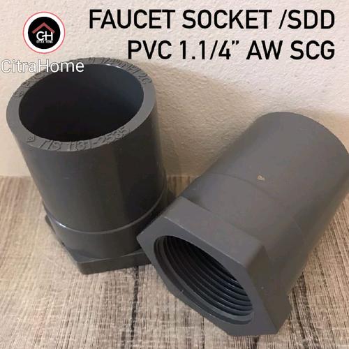 Jual SDD / Faucet Socket PVC 1.1/4" AW SCG - Kota Bandung - CitraHome ...