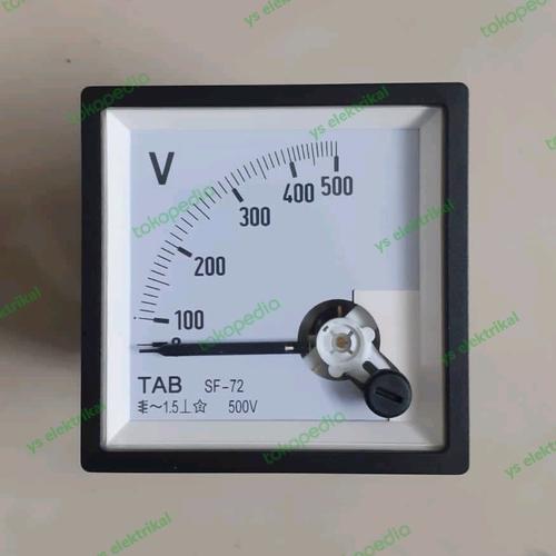 Jual Volt Meter 500 V AC/Voltmeter Analog 72 x 72 - Jakarta Pusat - ys ...