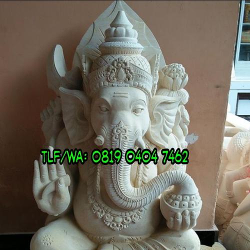 Jual patung ganesha-patung gajah-batu putih-batu alam - Kab ...