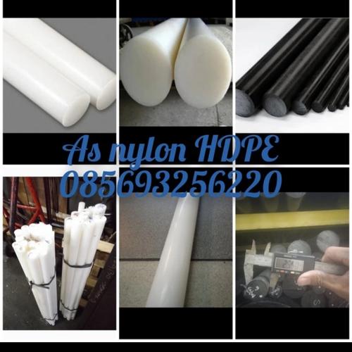 Jual as nilon diameter 25 mm x 1 meter / nylon hdpe putih - Jakarta ...