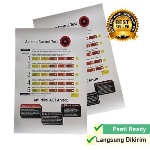 Jual Poster ACT, Asthma Control Test - Kab. Sleman - Syafana | Tokopedia