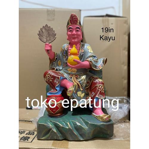 Jual patung dewa chikung / cikung / ci kung - kayu 19 inch - Jakarta ...