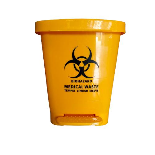 Jual Tempat Sampah Limbah Medis Kuning Biohazard 20 Liter - Jakarta ...