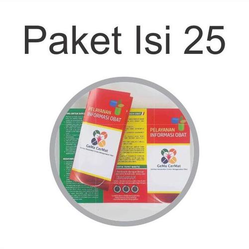 Jual Leaflet / Brosur Pelayanan Informasi Obat, Brosur Farmasi, Leaflet ...