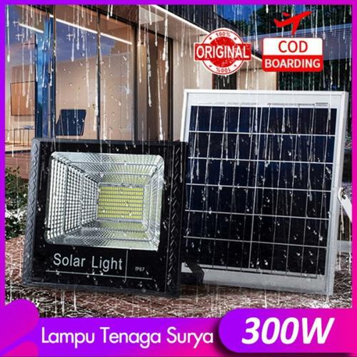 Jual Lampu sorot solar cell tenaga surya 300 watt lampu tembak 300w panel - 100 watt - Jakarta ...