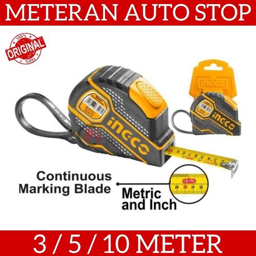 Jual INGCO Meteran Auto Stop Marking Alat Ukur Meter Panjang 3 5 10 ...