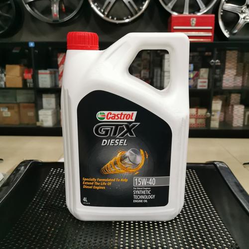 Jual Oli Castrol GTX Diesel Sae 15W-40 Api CI-4/E7 Kemasan Galon ...