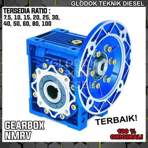 Jual Speed Reducer Gear Box NMRV 40 Hollow Shaft Ratio 7.5 - 100 ...