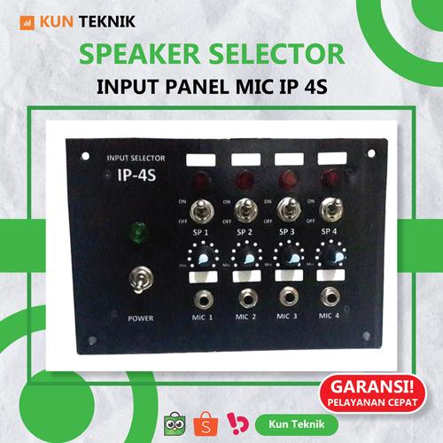 Jual SPEAKER SELECTOR IP 4S INPUT PANEL MIC DINDING DENGAN SAKLAR - Kab ...