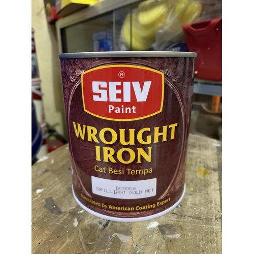 Jual Seiv wrought iron briliant gold metalic cat besi tempa 1 kg - Gold ...