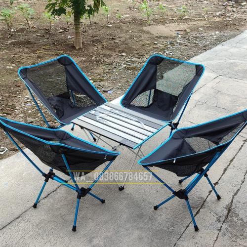 Jual kursi meja lipat portable camping kursi meja lipat outdoor 1 set ...