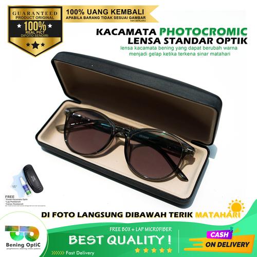 Jual Kacamata Lensa Photocromic Standar OPTIK bisa pakai resep Minus ...