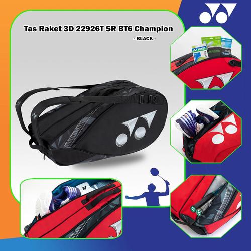 Promo YONEX TAS 3D-Q014-22926T-SR BT-6 Tas Badminton Original - fine ...