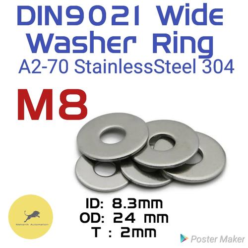 Jual Ring Plat Lebar M8 SUS304 8*24*2 - Jakarta Timur ...