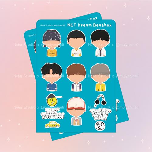 Jual STICKER SHEET by mulyanineli | NCT Dream Beatbox | Sticker ...