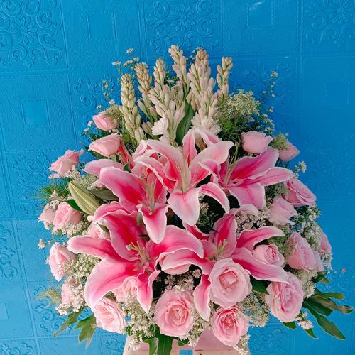 Jual karangan bunga meja bunga fresh - Jakarta Selatan - florist juanda ...