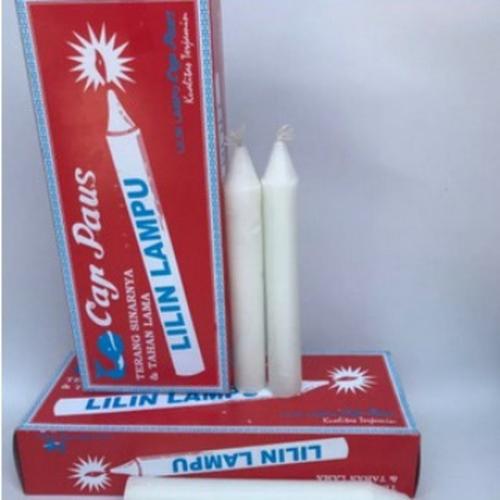 Jual LILIN MATI LAMPU LILIN PUTIH POLOS PERSIAPAN MATI LAMPU 1 PAK ISI ...