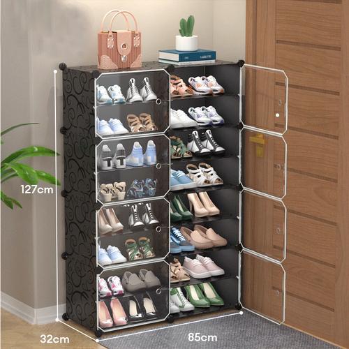 Promo Rak Sepatu Tertutup Tempat Sepatu Rak Sepatu Anti Debu Lemari ...