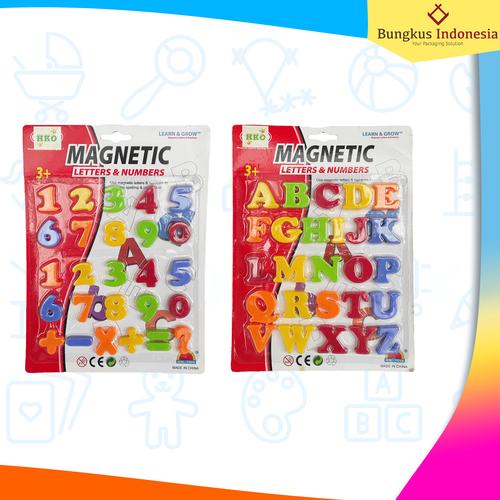 Jual Letter Set Magnet / Magnet Huruf / Magnet Angka / Set Number ...