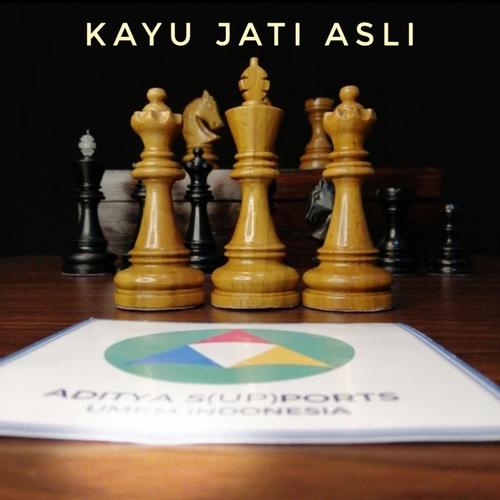 Jual Papan Catur Set Kayu Jati Asli Premium Standar PERCASI Wooden ...