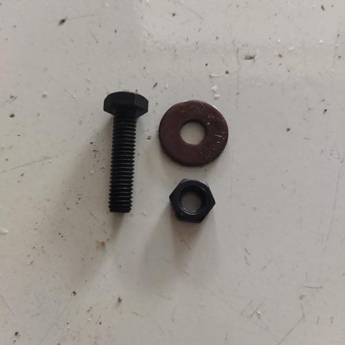 Jual baut+Mur+ring plat lebar baja 8.8, m6x20 kunci 10, full drat - Kab ...