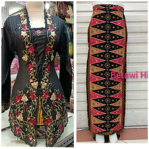 Jual setelan kebaya encim modern/kebaya encim katun ima premium/kebaya ...