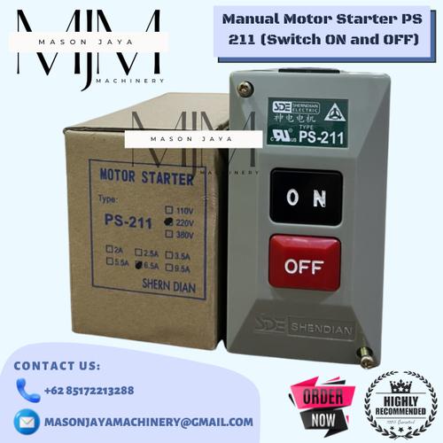 Jual Manual Motor Starter PS 211 (Switch ON and OFF) Hualian - Kota ...