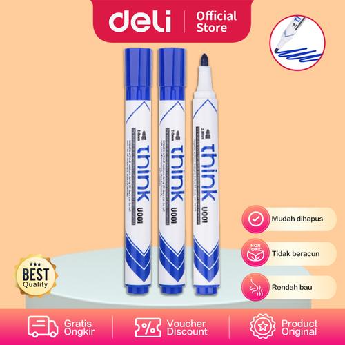 Jual Deli EU00130 Dry Erase Marker/Spidol Whiteboard - Kab. Tangerang ...