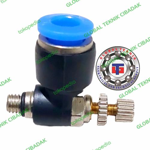 Jual BSC 6-M5 FITTING ANGIN SPEED CONTROL DRAT 5 MM SELANG 6 MM - Kab ...