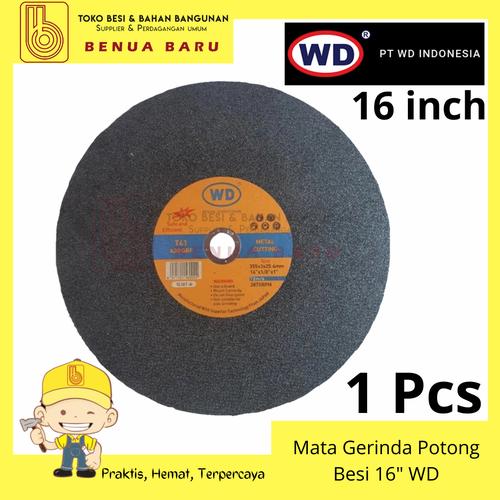 Jual WD Cutting Disc 16" 1 Pcs /Gerinda Potong 16 inch WD / Cutting WD ...