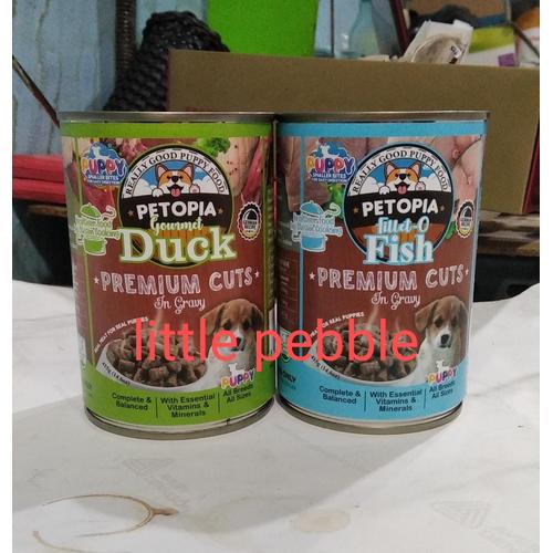 Jual Makanan Basah Kaleng Petopia puppy 415g Dog Canned Food Wet Dog ...