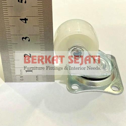 Jual Roda Nylon 1" inch HIDUP Putih Heavy Duty Etalase Ranjang Troli ...