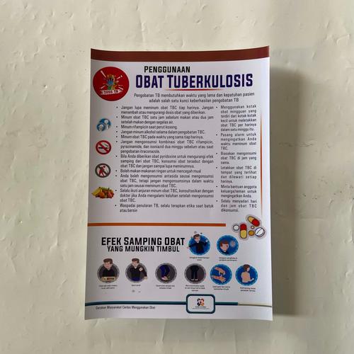 Jual Poster Penggunaan Obat TBC, Poster Farmasi, Poster Tuberculosis ...