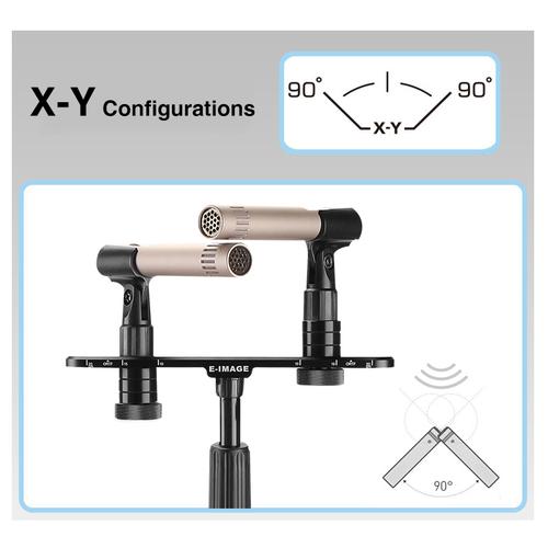 Jual Mic Mounting Double Mic E-Image Eimage Support Boom Pole or Mic ...