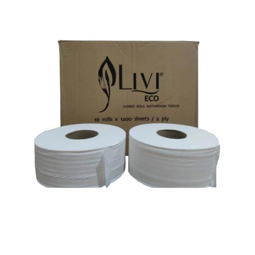 Jual Tissue roll jumbo livi tisu toilet gulung 1 dus isi 16 roll ...