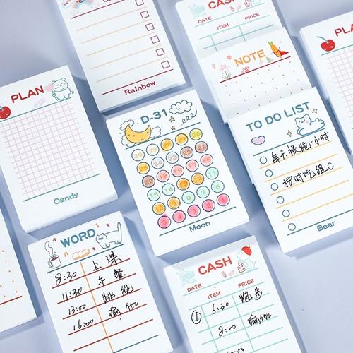Jual Simple Tracker Memo Pad To Do List Planner Mini Cute Tear Note ...