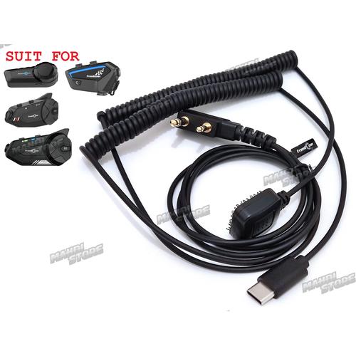 Jual PTT KABEL HT Intercom Bluetooth Headset Helm Freedconn KYPRO R1 ...