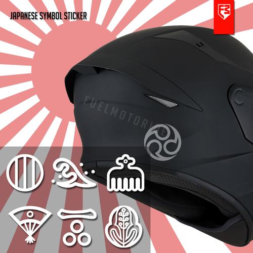 Jual Sticker Helm Motor Kanji Japanese Symbol Katalog 2 - Saito ...
