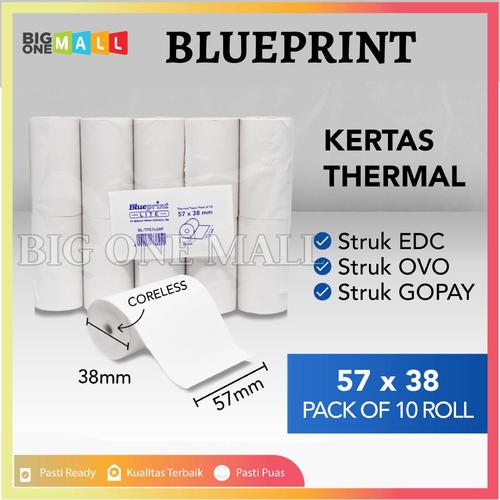 Promo Blueprint Lite Thermal Paper Roll 57x38 mm, Kertas Struk Rol ...